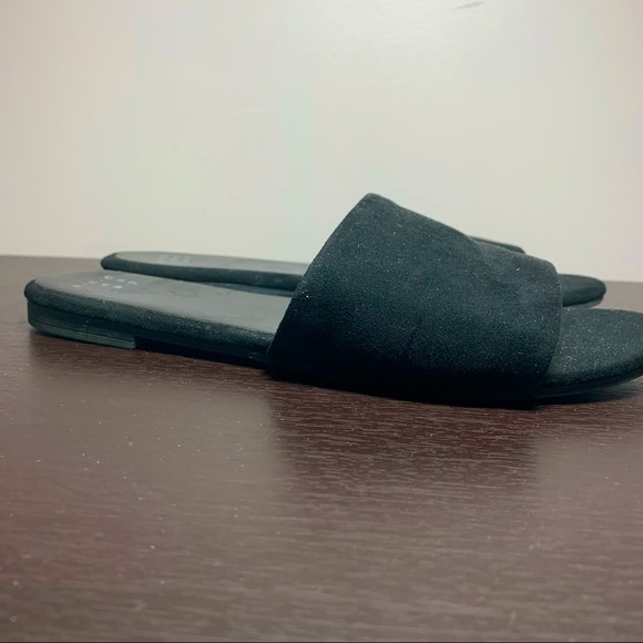 Target | Shoes | Target A New Day Black Slide Sandals 6 | Poshmark